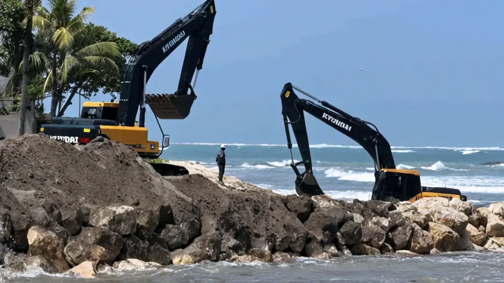 Kuta Beach Coastal Protection Project Reaches 31 Percent Completion ...